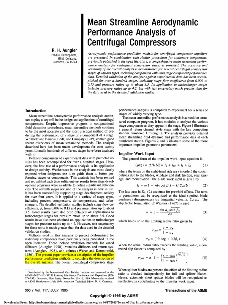 Aungier - 1995 - Mean Streamline Aerodynamic Performance Analysis of ...