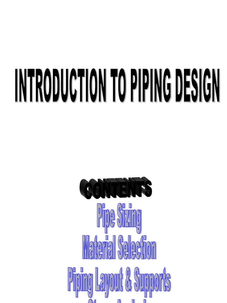 Pipe Design | PDF | Thermal Insulation | Pipe (Fluid Conveyance)