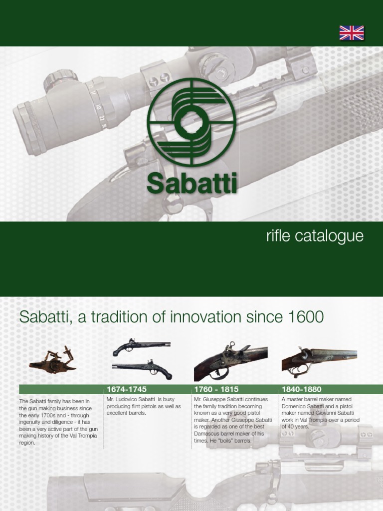 Sabatti Rifle Catalogue | PDF | Rifle | Bullet