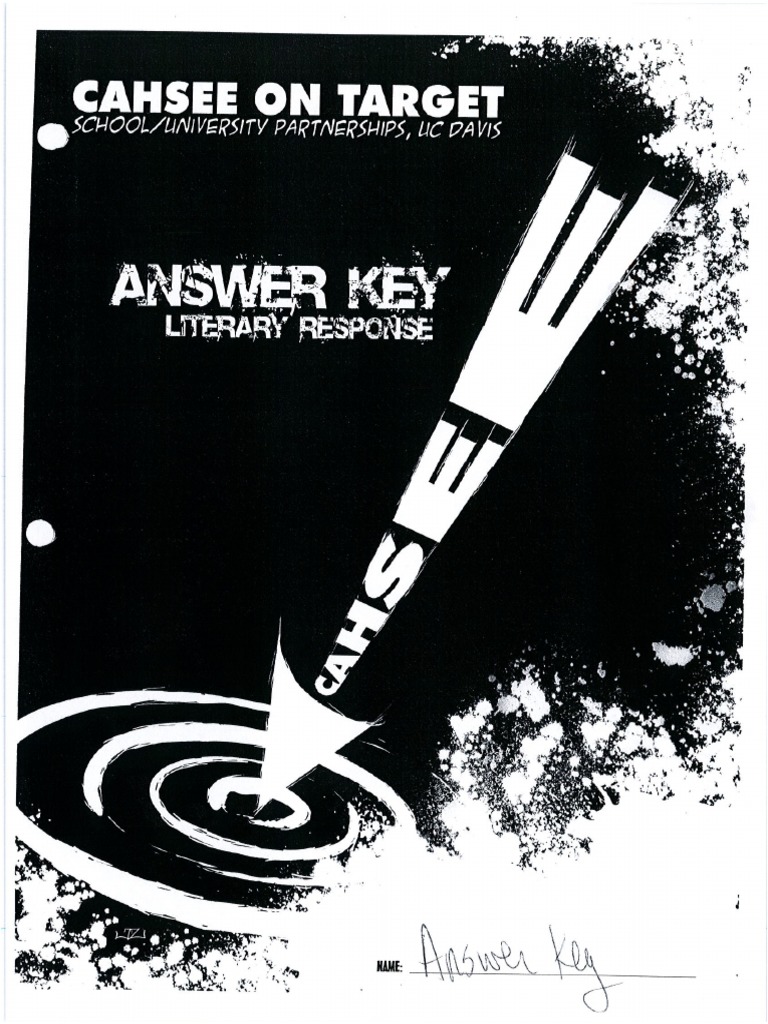 Literary Response Answer Key | PDF