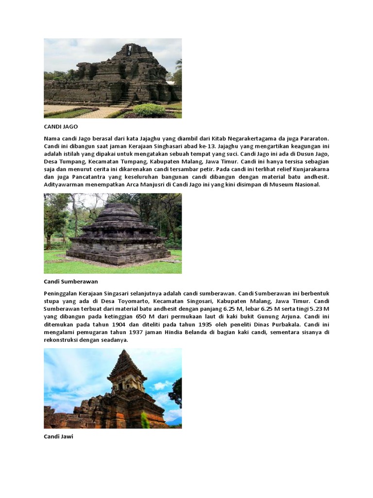 Candi Jago | PDF | Agama & Spiritualitas