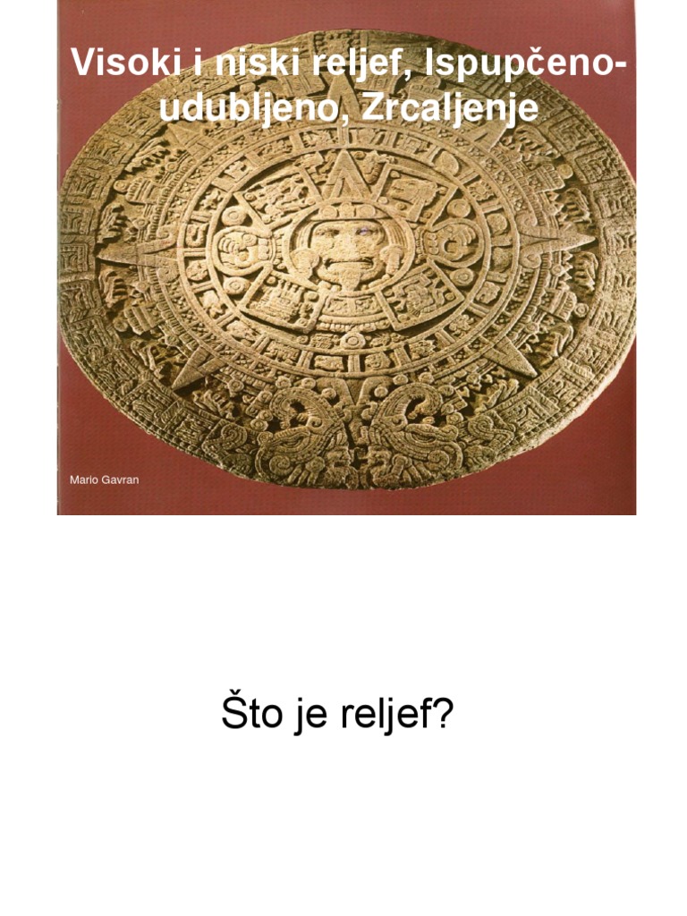 Prezentacija LK Visoki I Niski Reljef, Zrcaljenje | PDF