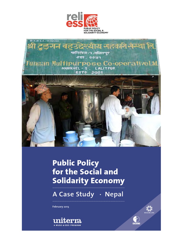 Case Study in Nepal 2014 Web | PDF | Cooperative | Social Enterprise