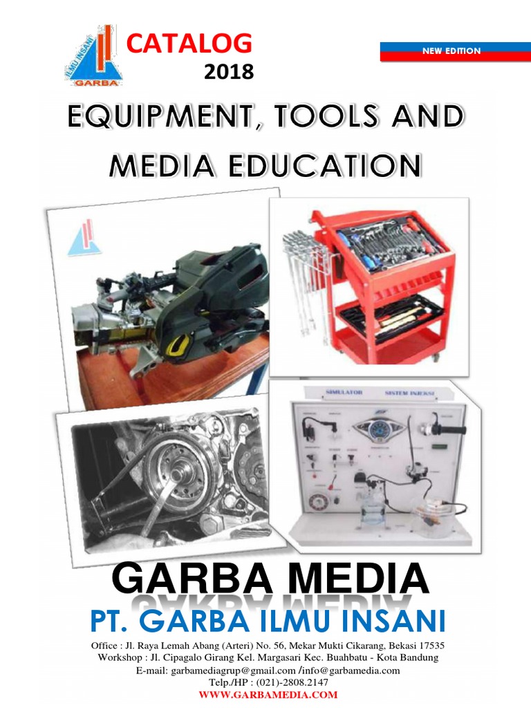 Katalog Tools&Media Belajar TSM 2018 & Bahan Mapel Peralatan | PDF
