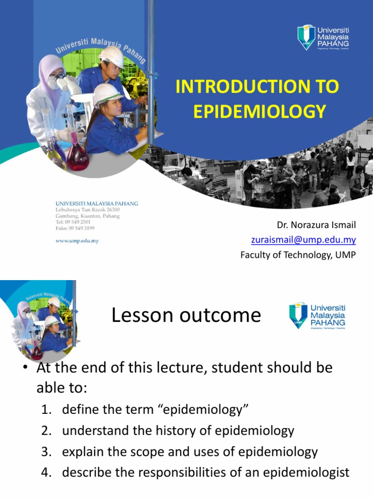 Topic 1 Introduction To Epidemiology | PDF | Epidemiology | Clinical ...
