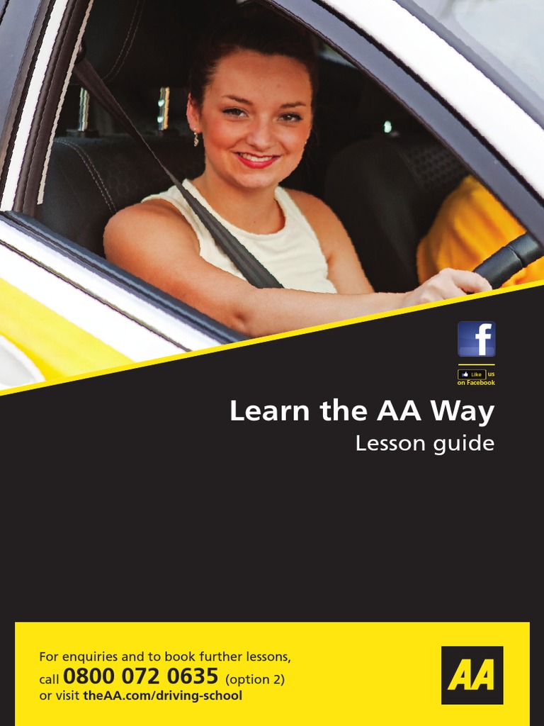 AA Driving School Lesson Guide | PDF | Traffic | Driving