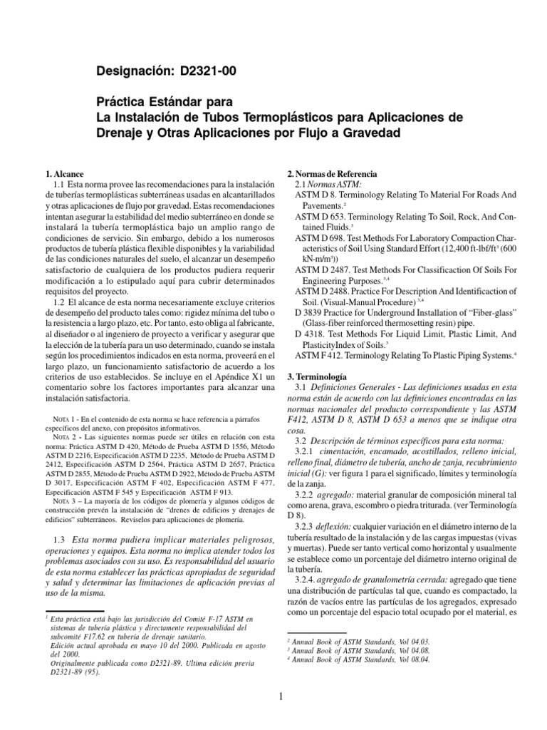 3.2.1 Astm D2321 PDF | PDF