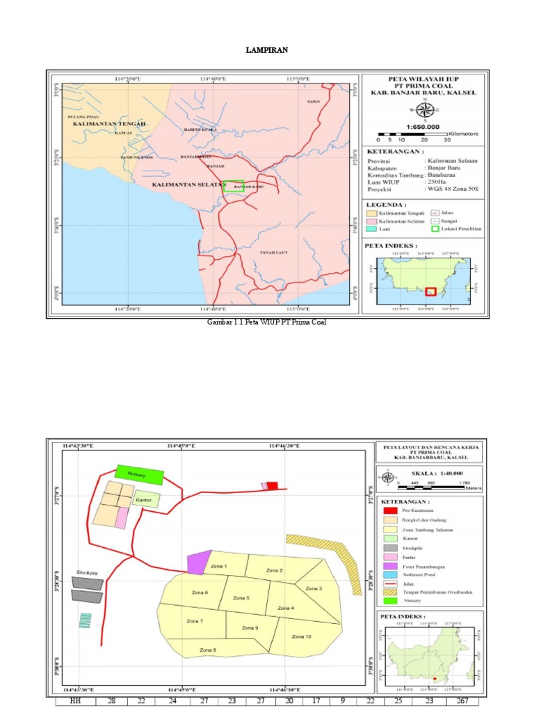 Lampiran: Gambar 1.1 Peta WIUP PT Prima Coal | PDF