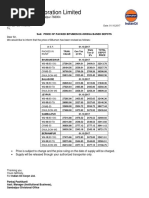 IOCL Bulk and Packed Bitumen Prices 2024 | PDF