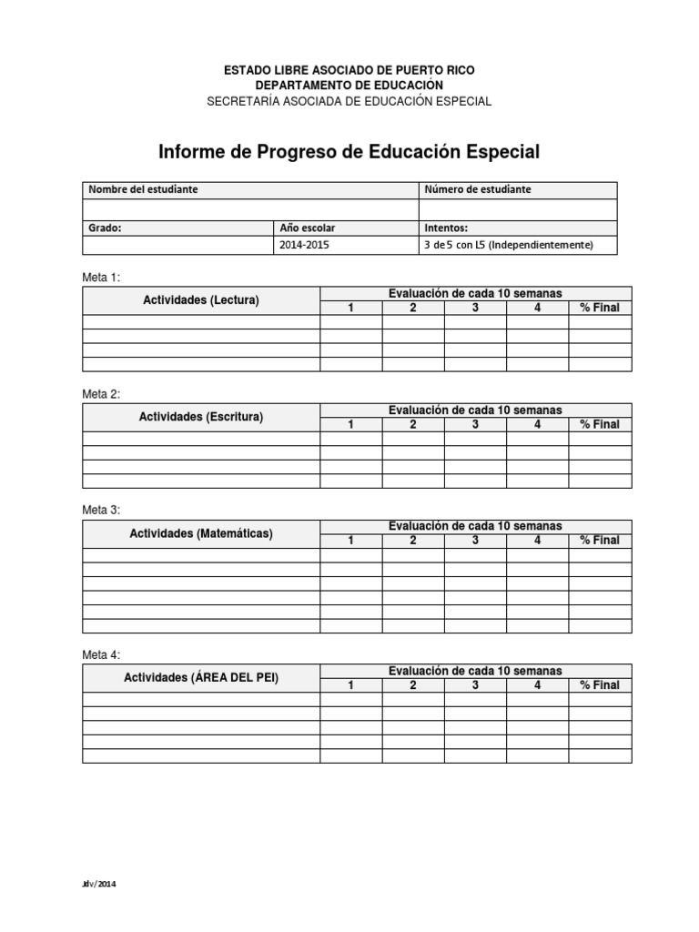 Informe de Progreso Ee | PDF | Cognición | Sicología