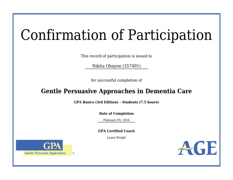 GPA Certificate | PDF