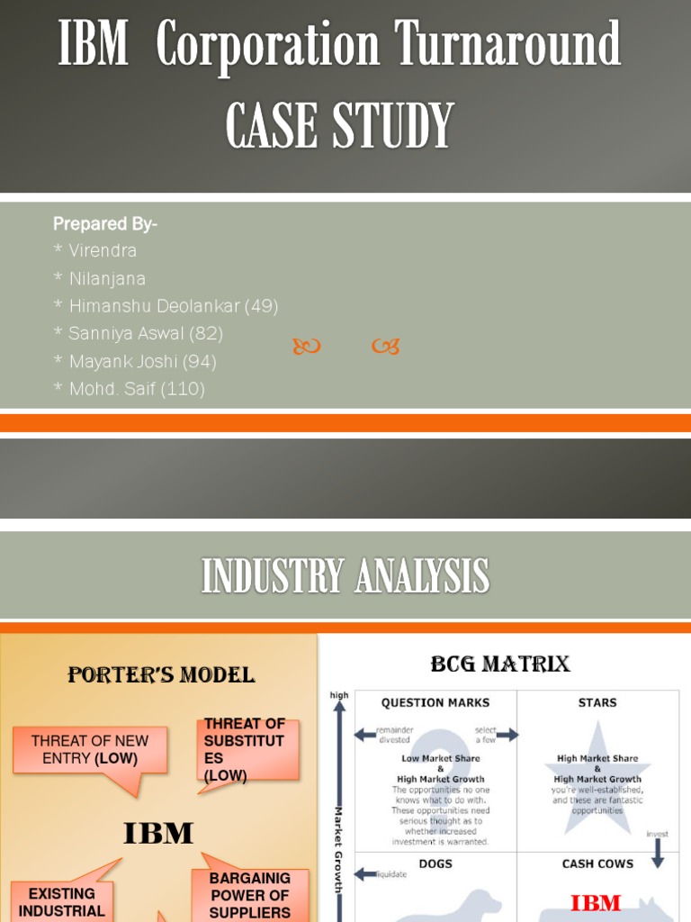 Case Study | PDF | Ibm | Mainframe Computer