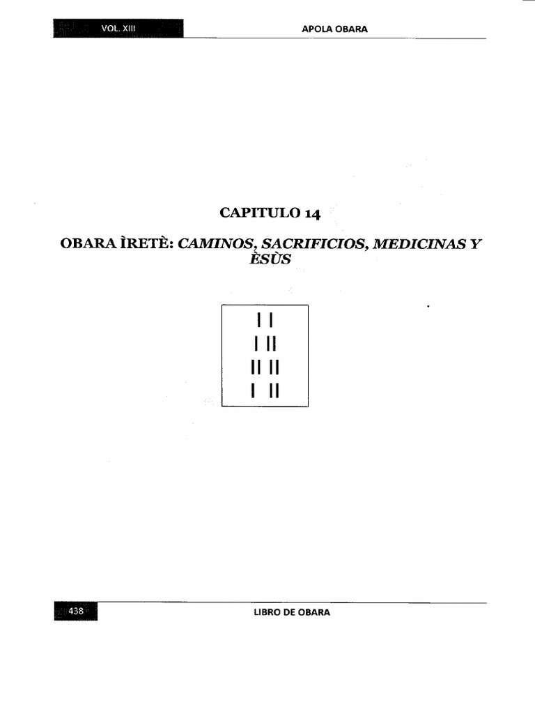 Obara Irete: Caminos y Sacrificios | PDF | Religión y creencia