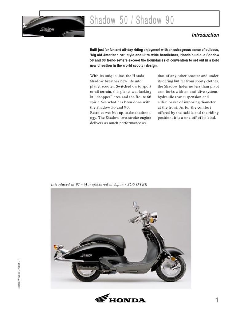 Retro Style, Modern Performance: An Analysis of the 1997 Honda Shadow ...