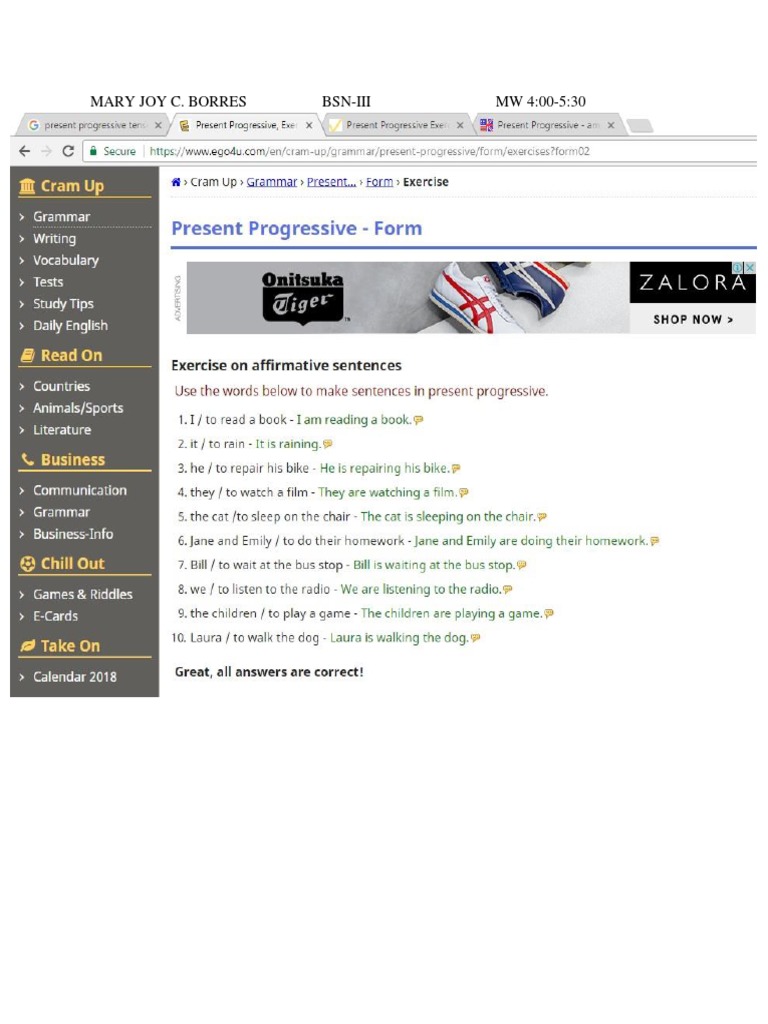 Mary Joy C. Borres Bsn-Iii MW 4:00-5:30 | PDF