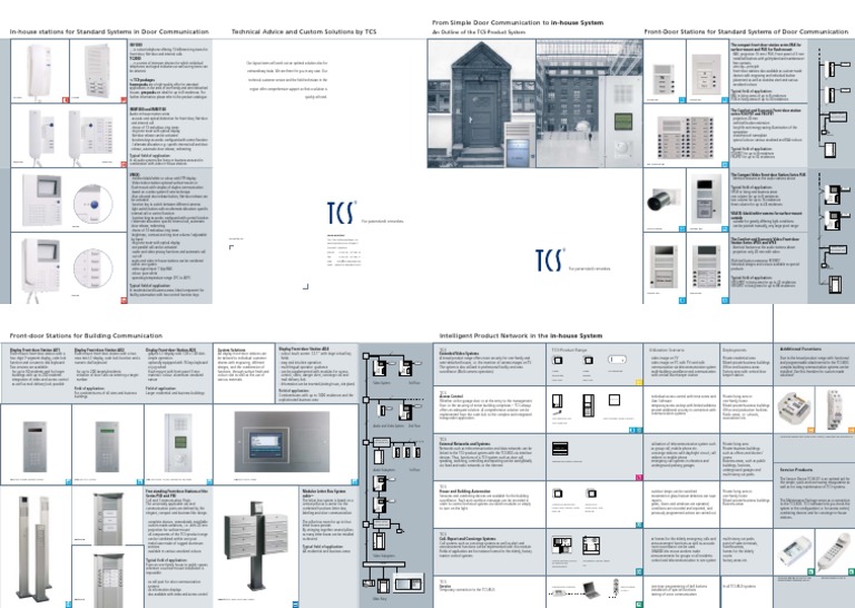 TCS System Overview PDF | PDF | Access Control | Computer Keyboard