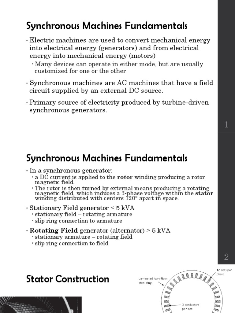Synchronous Generator | Download Free PDF | Power (Physics) | Electricity