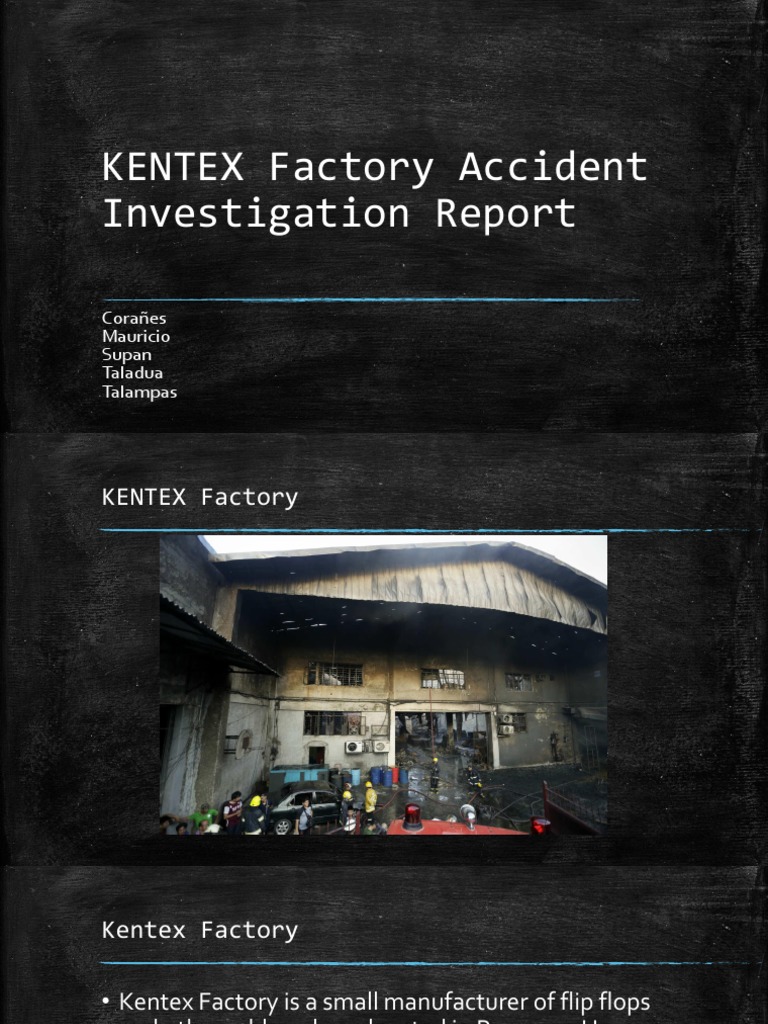 Kentex Factory Fire Incident Report | PDF | Working Conditions | Labour ...