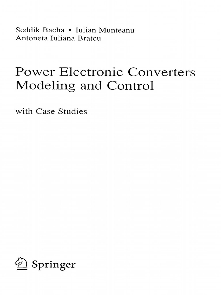 Power Electronics Converters Modeling and Control | PDF | Power Inverter | Power Electronics