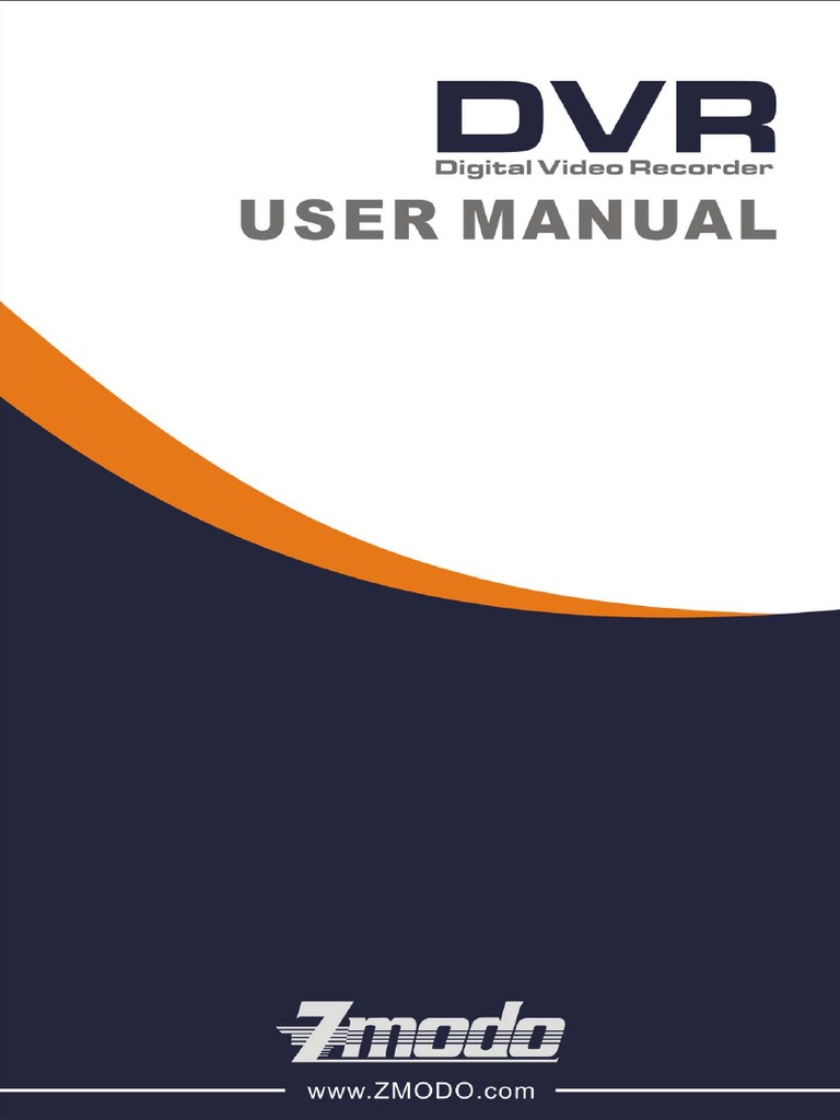 Zmodo DVR H9104-H9116 v3 Manual PDF | PDF | Menu (Computing) | Digital ...