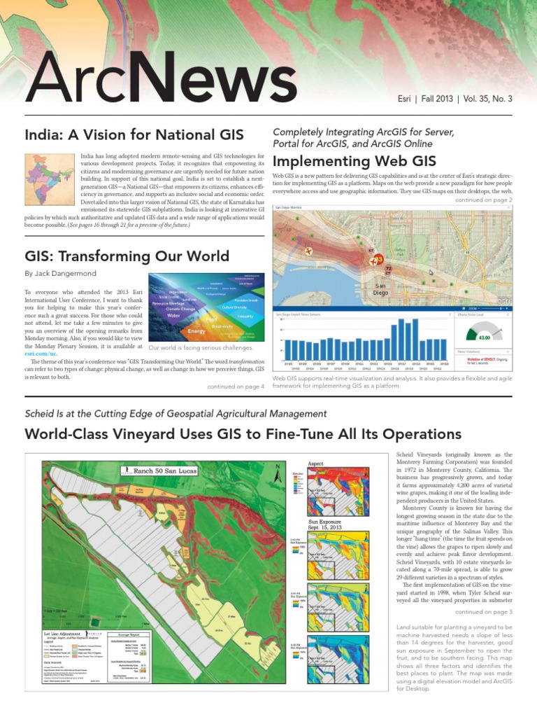 Arc News | PDF | Arc Gis | Esri
