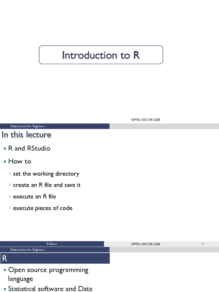 Introduction To R Programming | PDF | Icon (Computing) | Command Line Interface