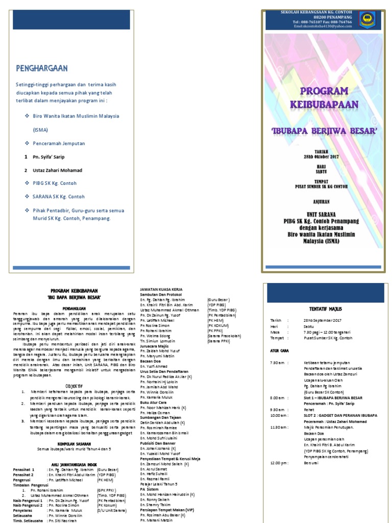 Brosur Program Keibubapaan | PDF