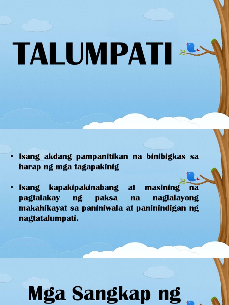 Talumpati | PDF