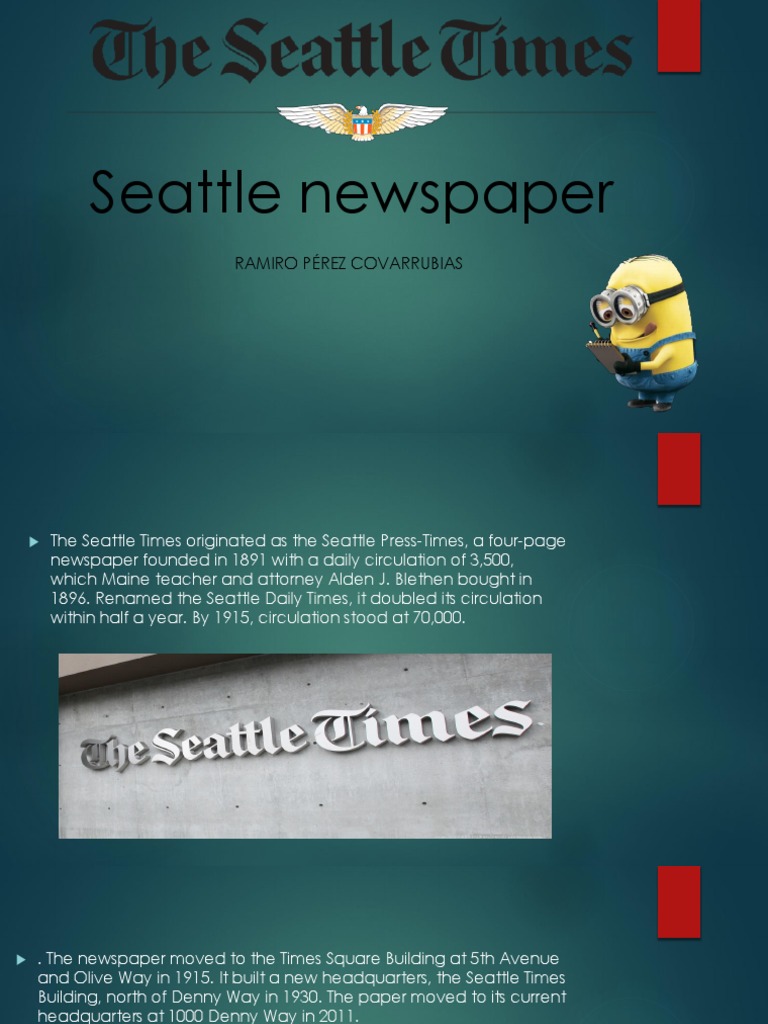 Seattle Newspaper: Ramiro Pérez Covarrubias | Download Free PDF | News ...