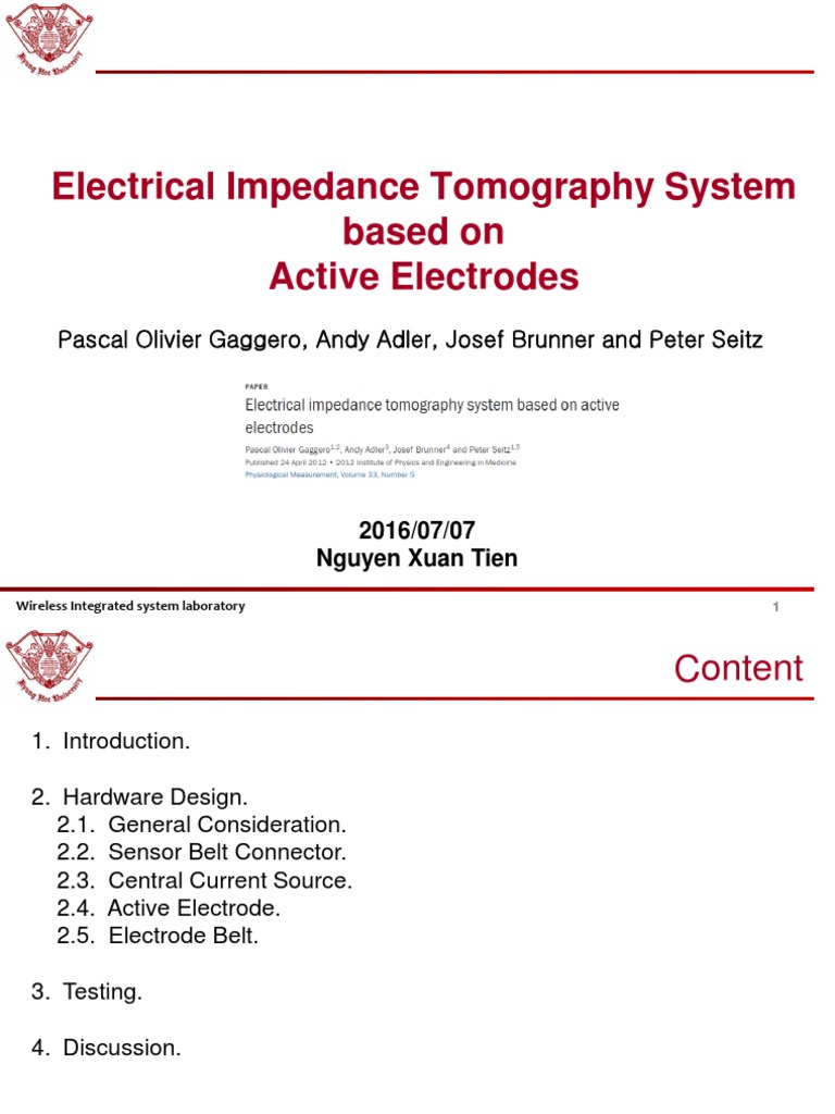 Electrical Impedance Tomography System Based On Active Electrodes | PDF ...