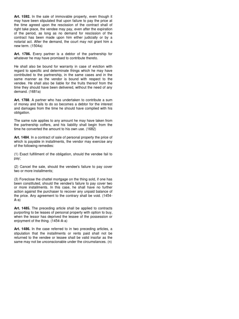 Article 1592 | PDF
