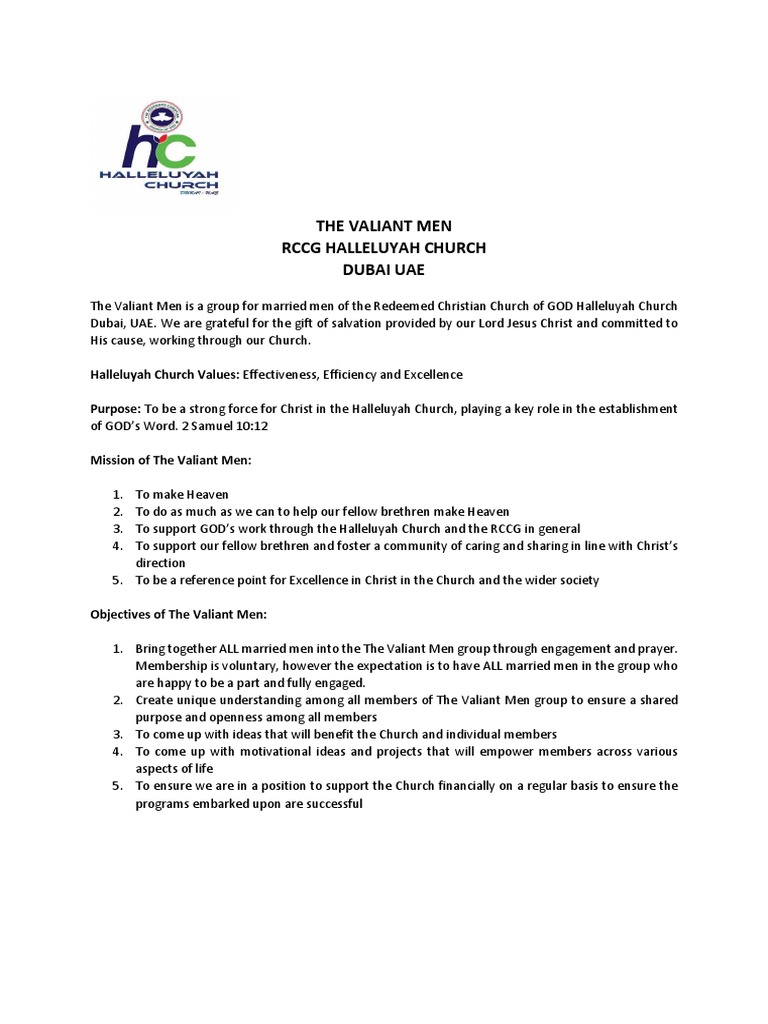 The Valiant Men | Download Free PDF | Christian Church | Jesus