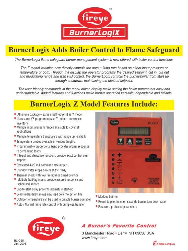 Burnerlogix Adds Boiler Control To Flame Safeguard: A Burner'S Favorite ...