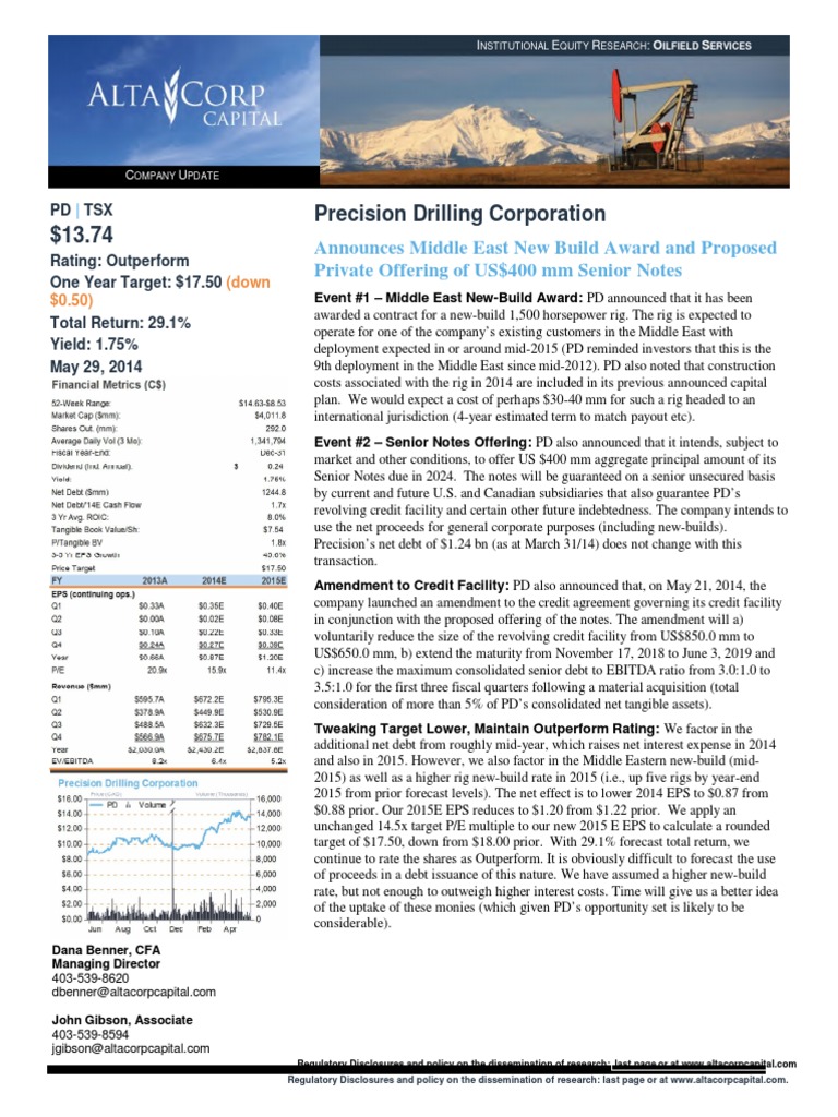 AltaCorp PDF | PDF | Financial Analyst | Securities Research