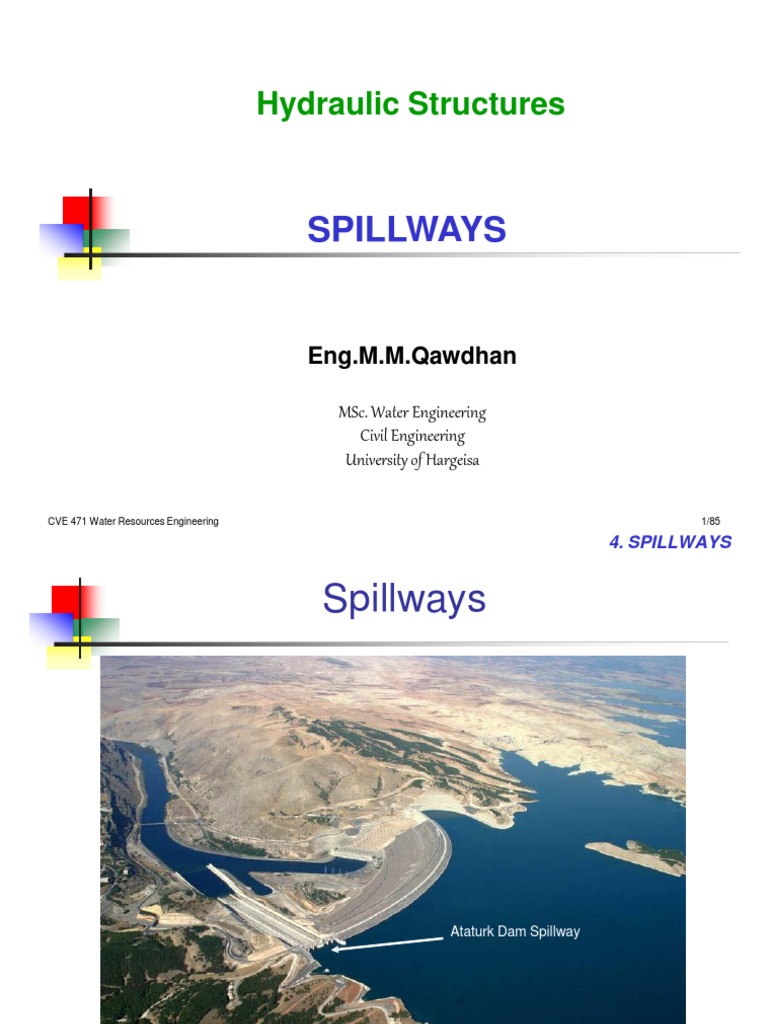 Spillway Design for Engineers | PDF | Spillway | Dam