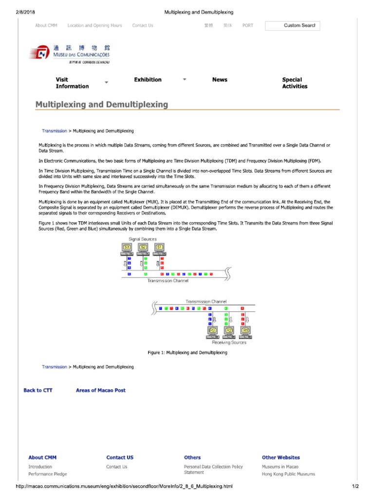 Multiplexing and Demultiplexing PDF | PDF | Radio Resource Management | Digital Electronics