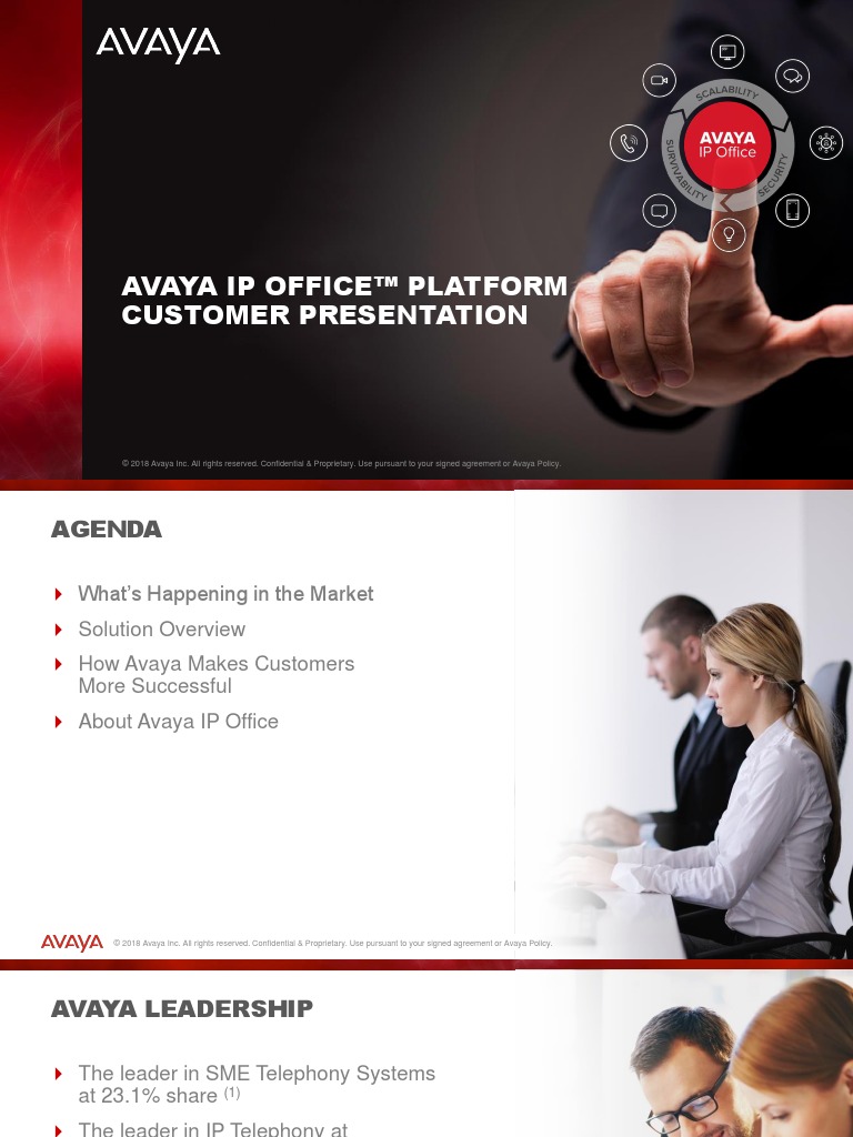 IP Office Platform Customer Presentation R11 | PDF | Conference Call ...