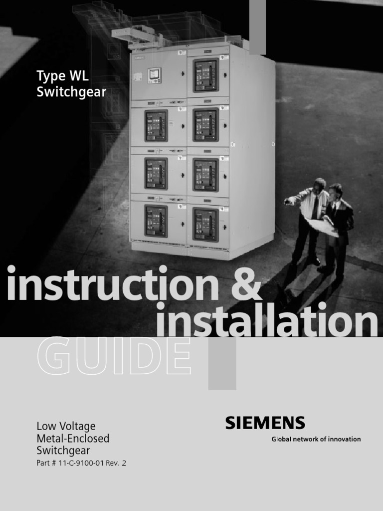 WL LV SWGR Installation Manual - LVBR-02000-0709 - JAW Rev | PDF ...