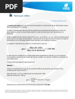 Ejercicios y Fórmulas de PPM | PDF | Concentración | Ciencias fisicas