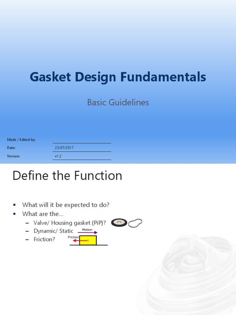 Gasket Design Fundamentals v1.2 | PDF | Thermal Expansion | Stress ...