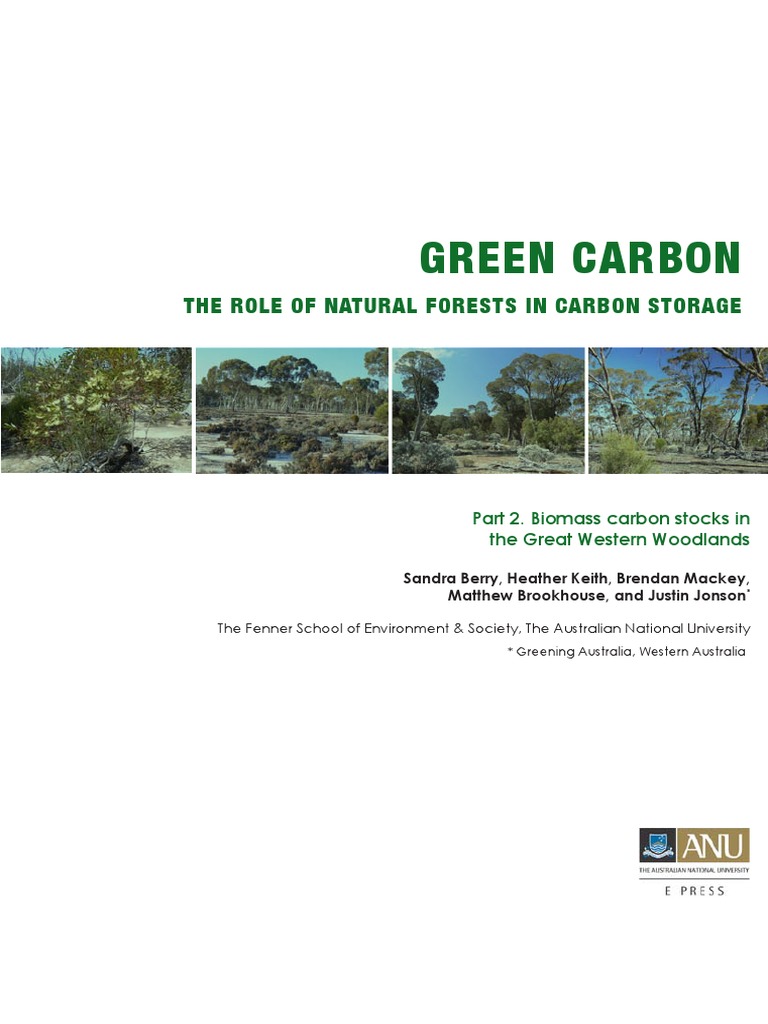 Green Carbon | PDF | Ecosystem | Sustainability