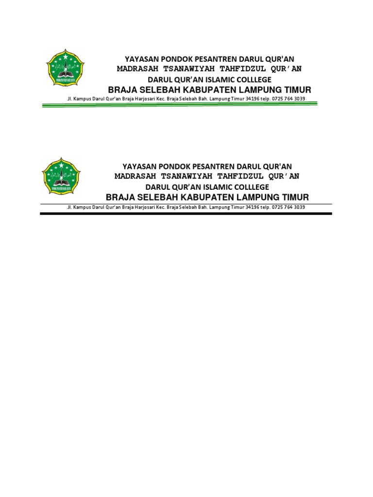 Kop Surat Mts | PDF