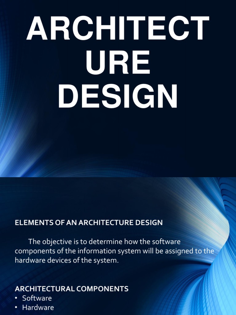 Architect URE Design | PDF | Server (Computing) | Client (Computing)