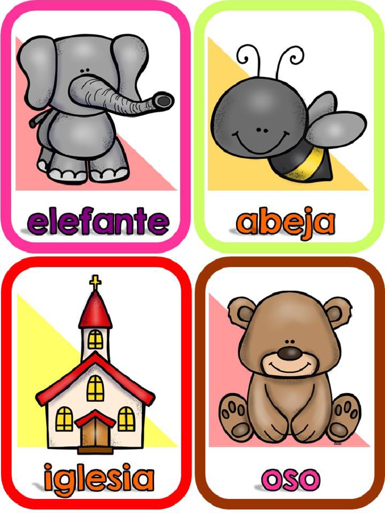 Super Tarjetas para Trabajar Las Vocales | PDF