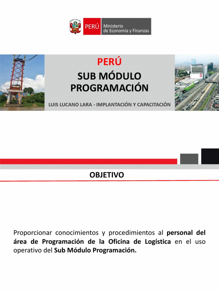 Sub Modulo Programacion SIGA 23062017 | Descargar gratis PDF ...