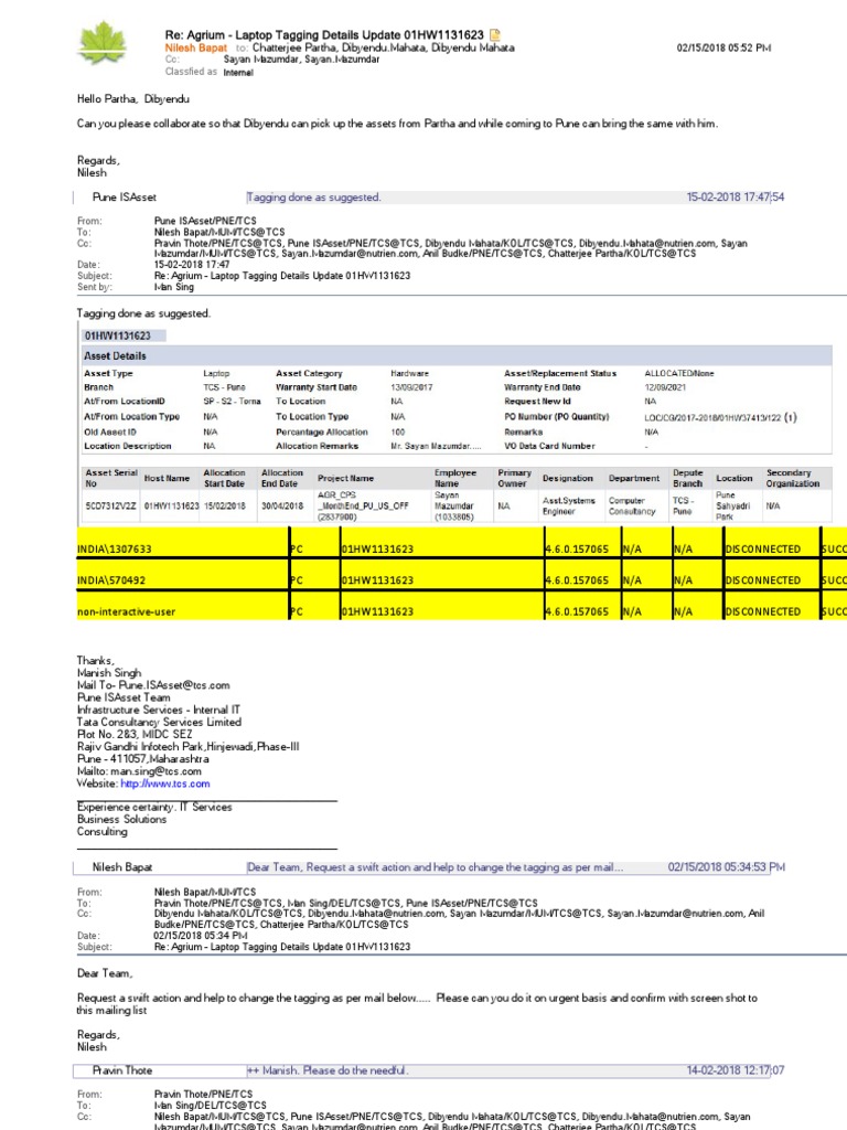 Laptop Handover | Business