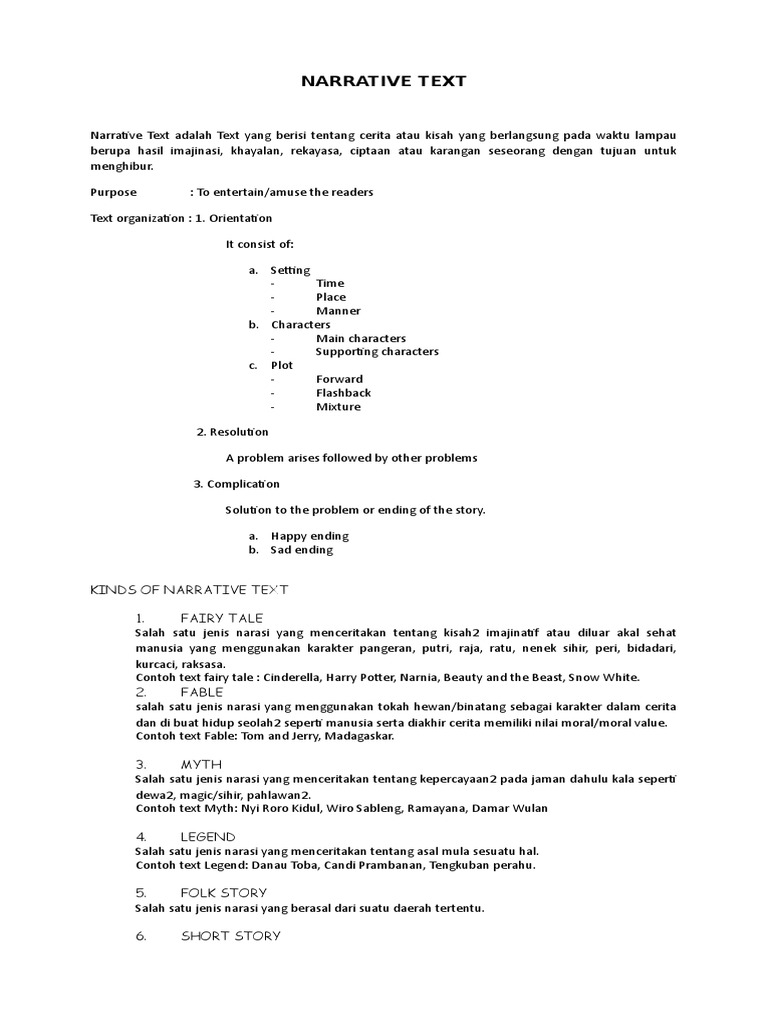 Narrative Text | PDF