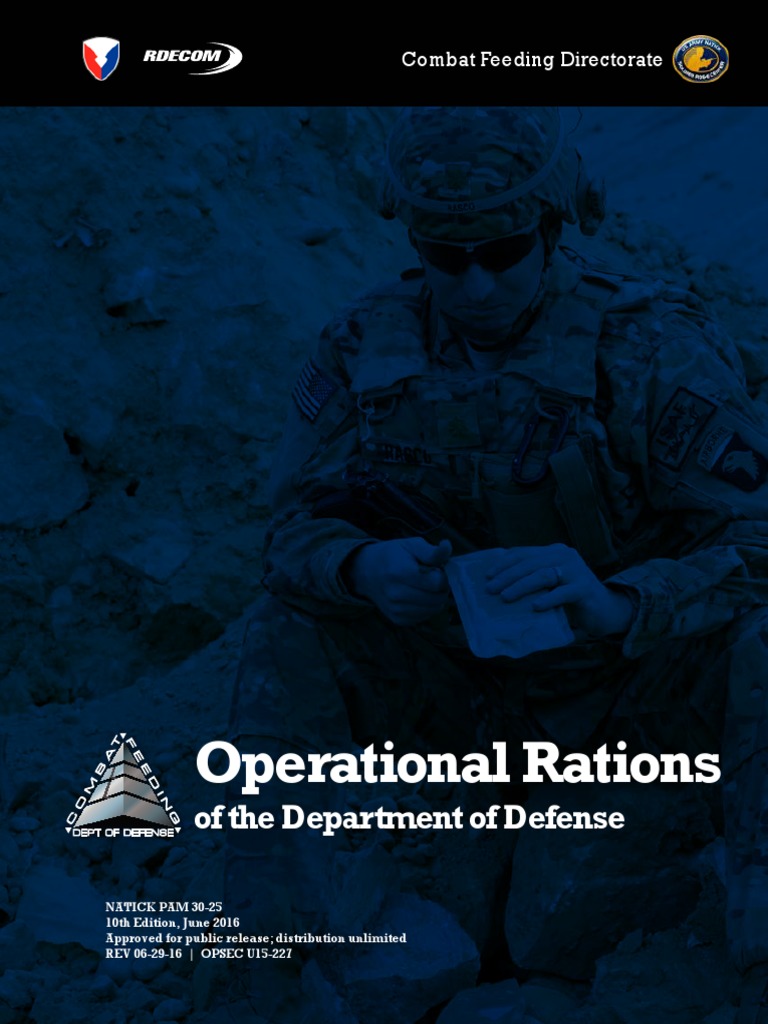 Operational Rations: of The Department of Defense | Download Free PDF ...