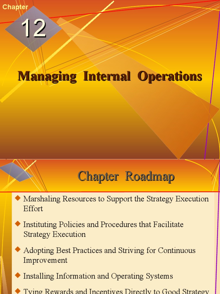 Managing Internal Operations Managing Internal Operations | Download ...