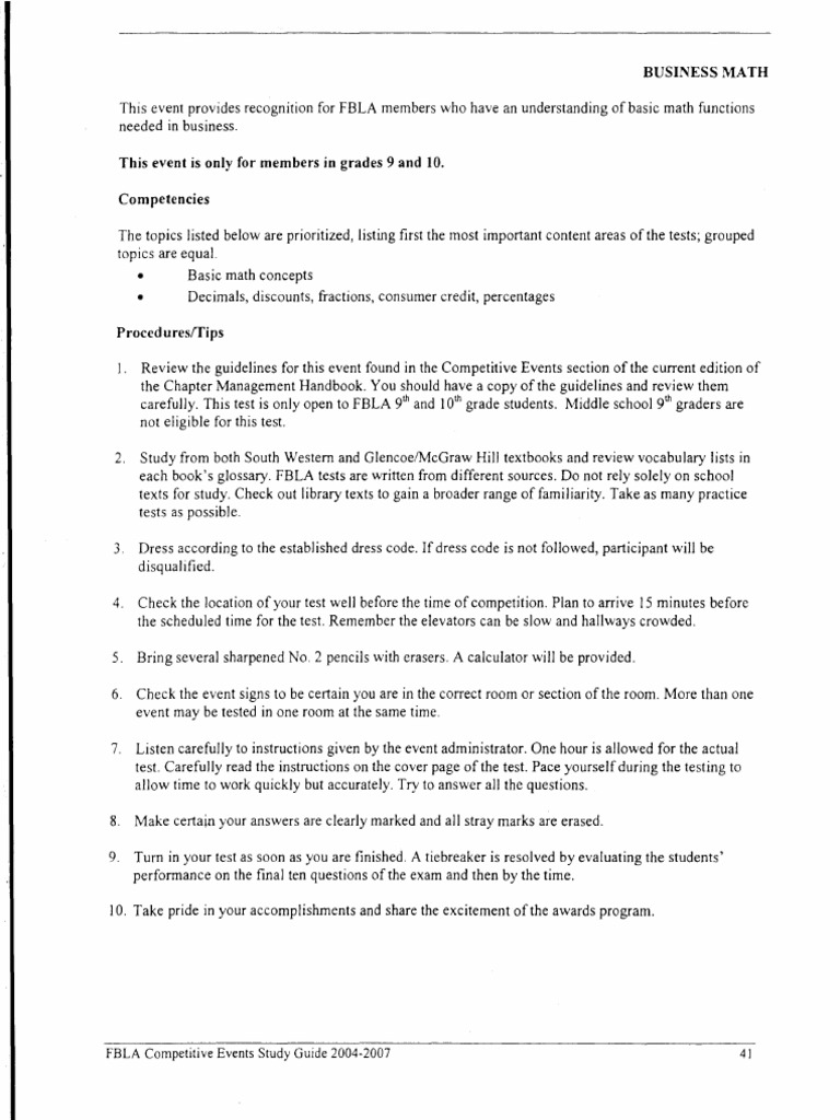 Business Math NOTES PDF | PDF
